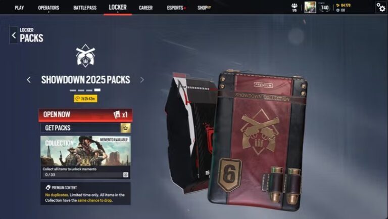 How to get all Siege X Showdown Collection Bundles